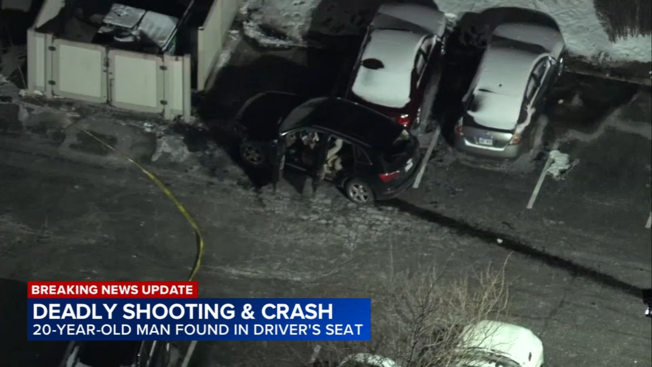 Man dies after being found shot in crashed car in Palatine, police say