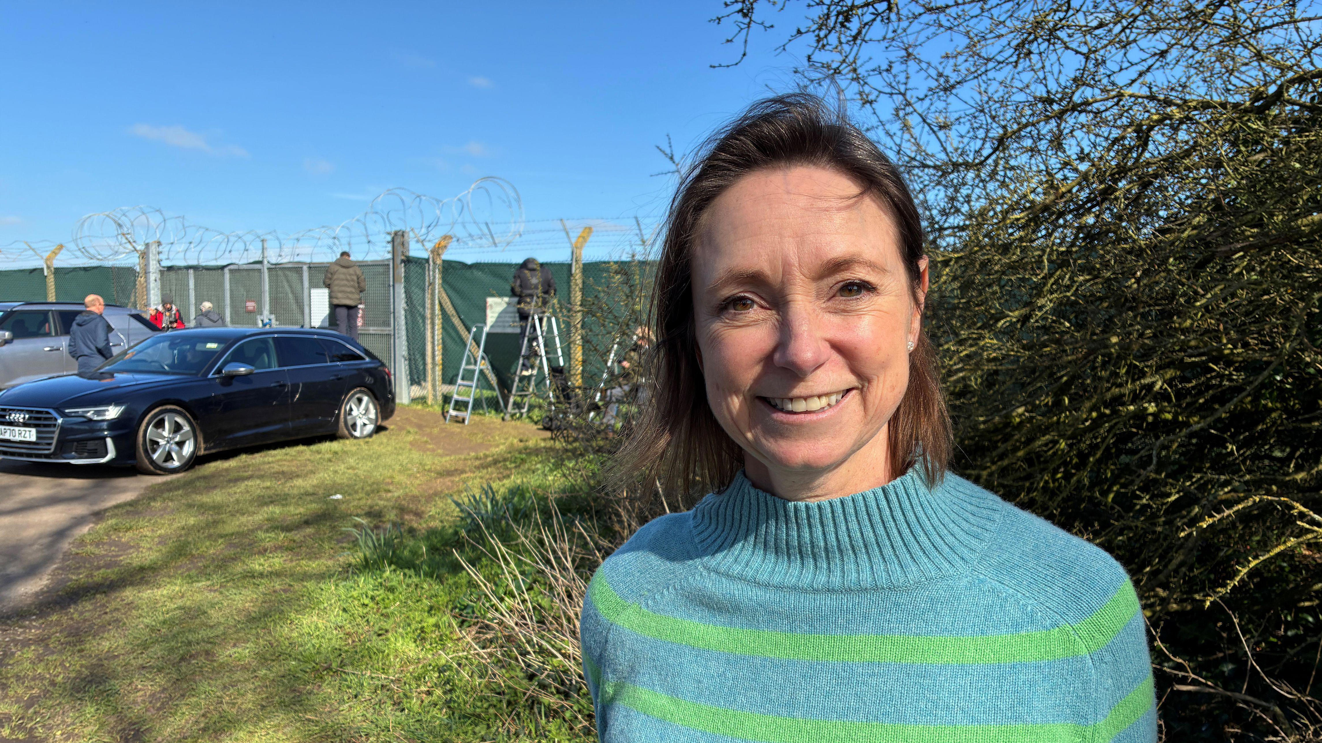 'Chaos' as plane spotters descend on village
