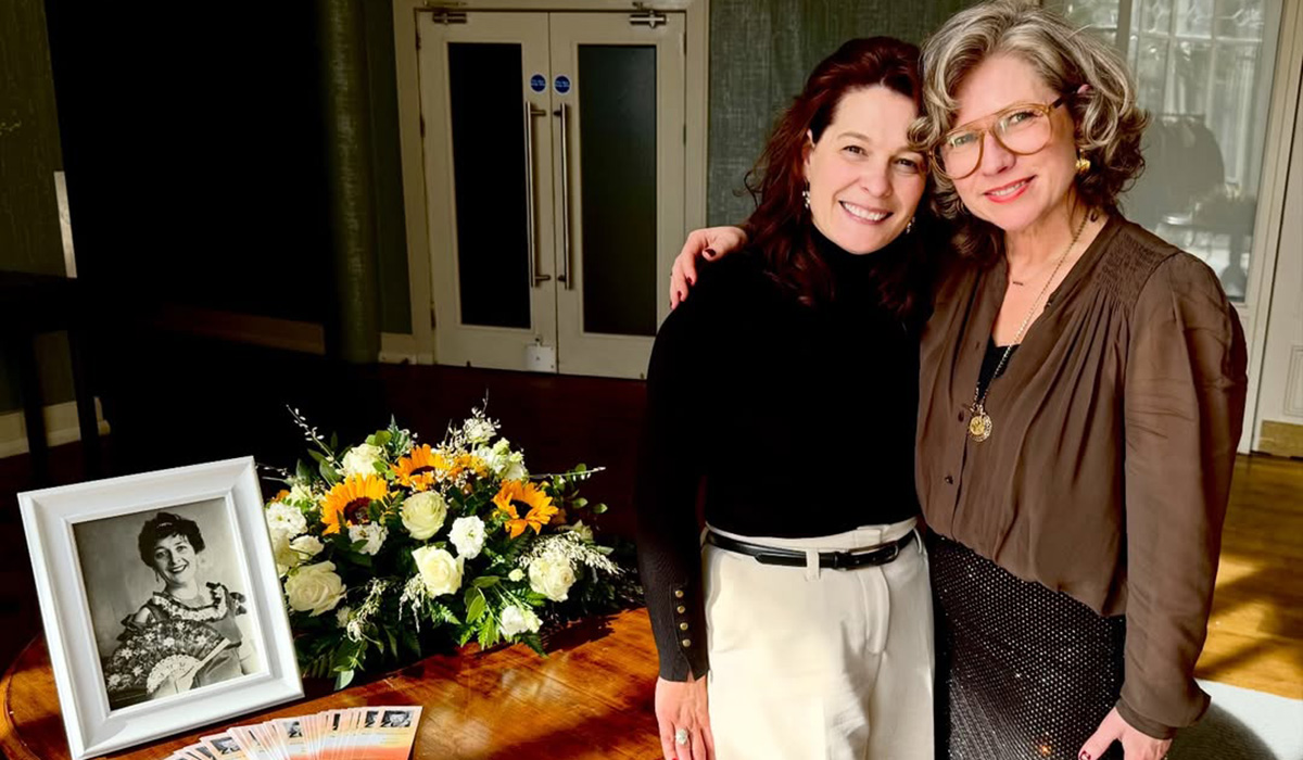 Sonya Lennon pays tribute to late mum on rare public outing with partner