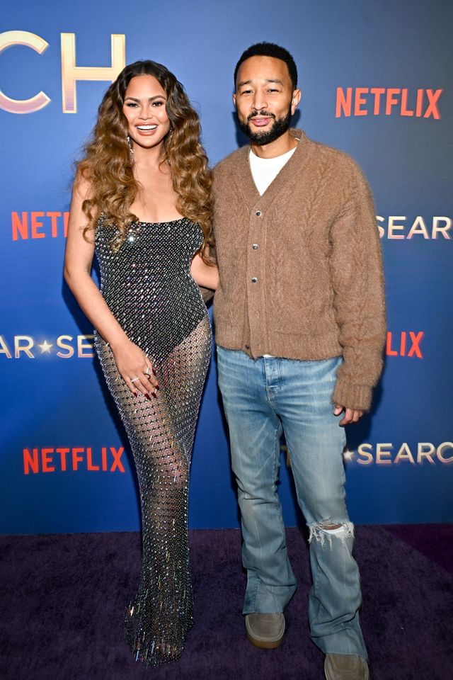 John Legend's son Miles is his literal twin with long wavy hair during ...