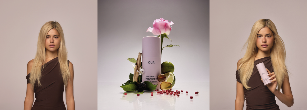 OUAI bond repair balm pop-up BRB shower, NYC