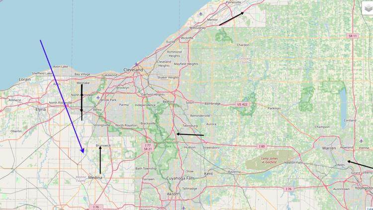 Meteor over northeast Ohio triggers boom and fragments in Medina County ...
