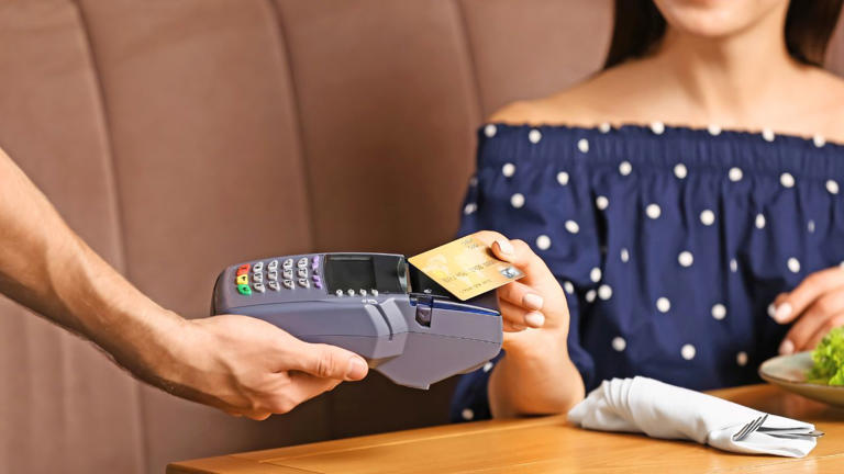 My wife paid for dinner with my travel card while I was in the restroom ...