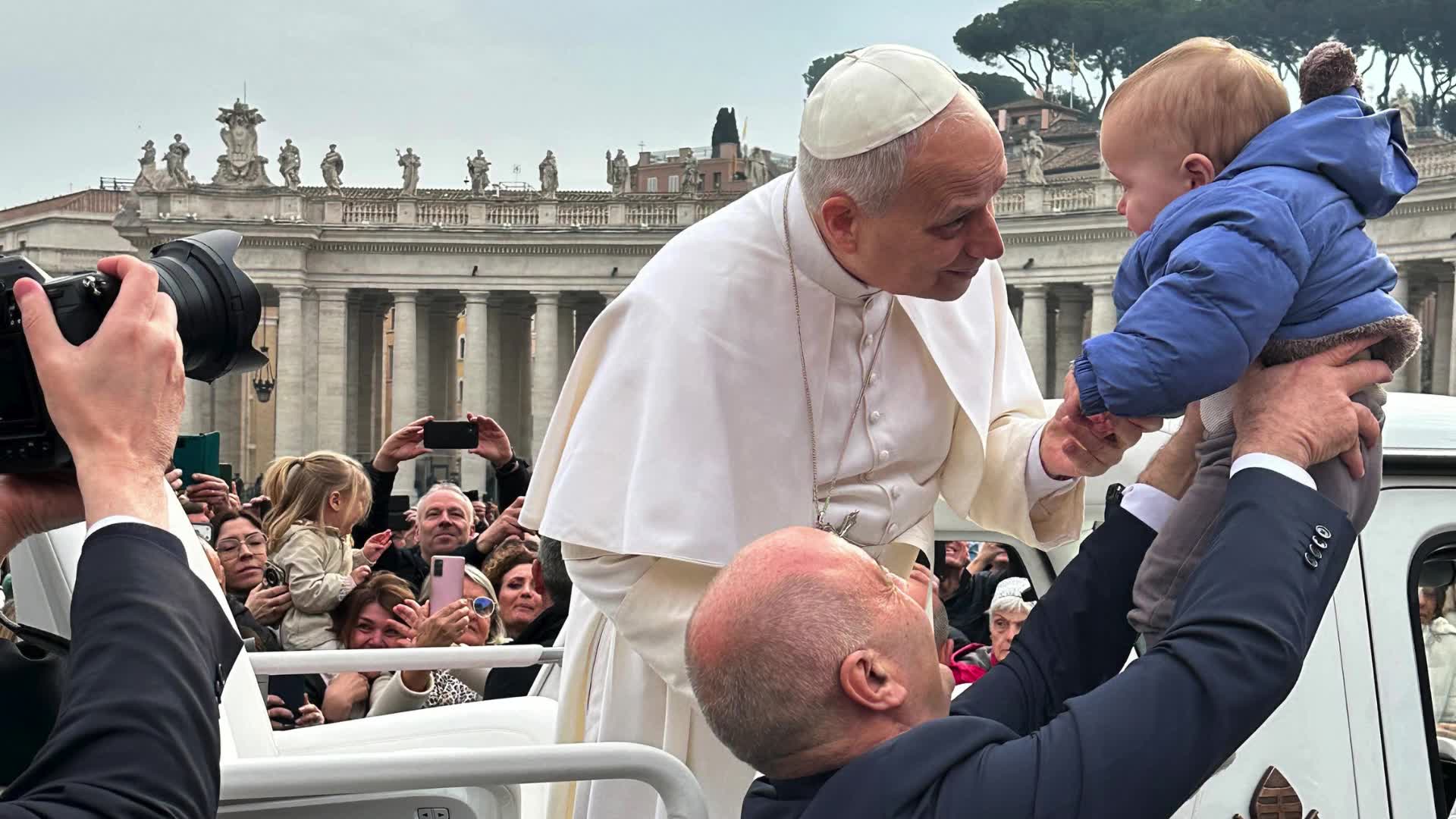 Virginia Beach baby blessed by Pope Leo XIV at Vatican
