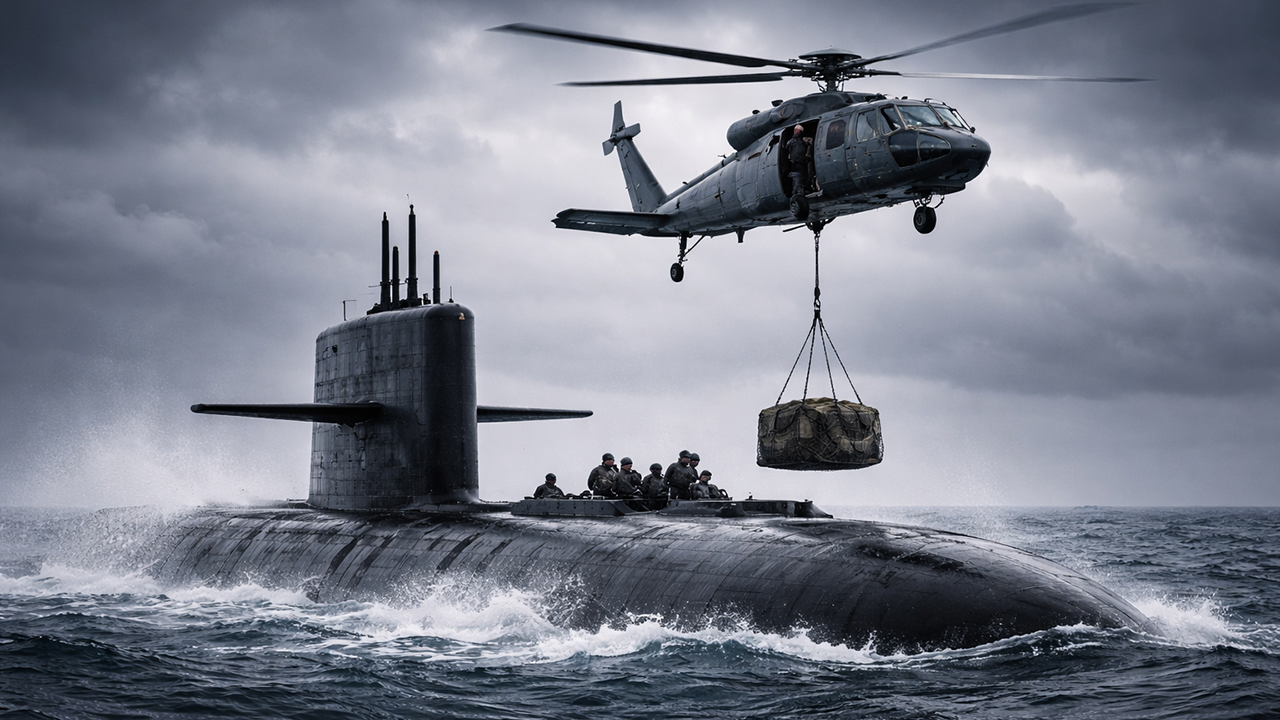 How the US Navy resupplies submarines without bringing them to port