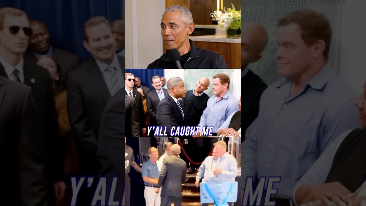 Obama did the Key & Peele handshake sketch IRL 🤣💀 #shorts