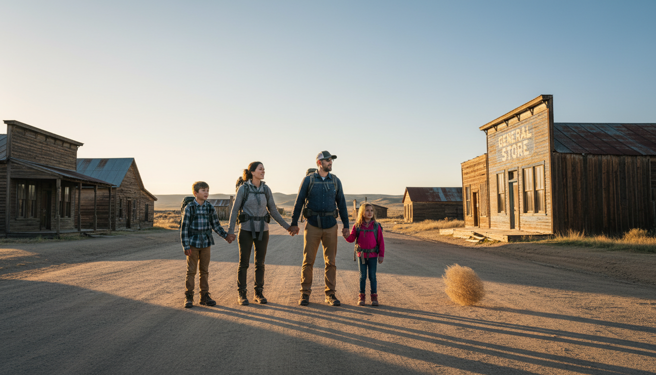I moved my family to a tiny Wyoming town for 2 years to save money ...