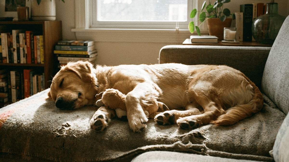 What Your Dogs Sleeping Position Actually Means (Expert-Approved)