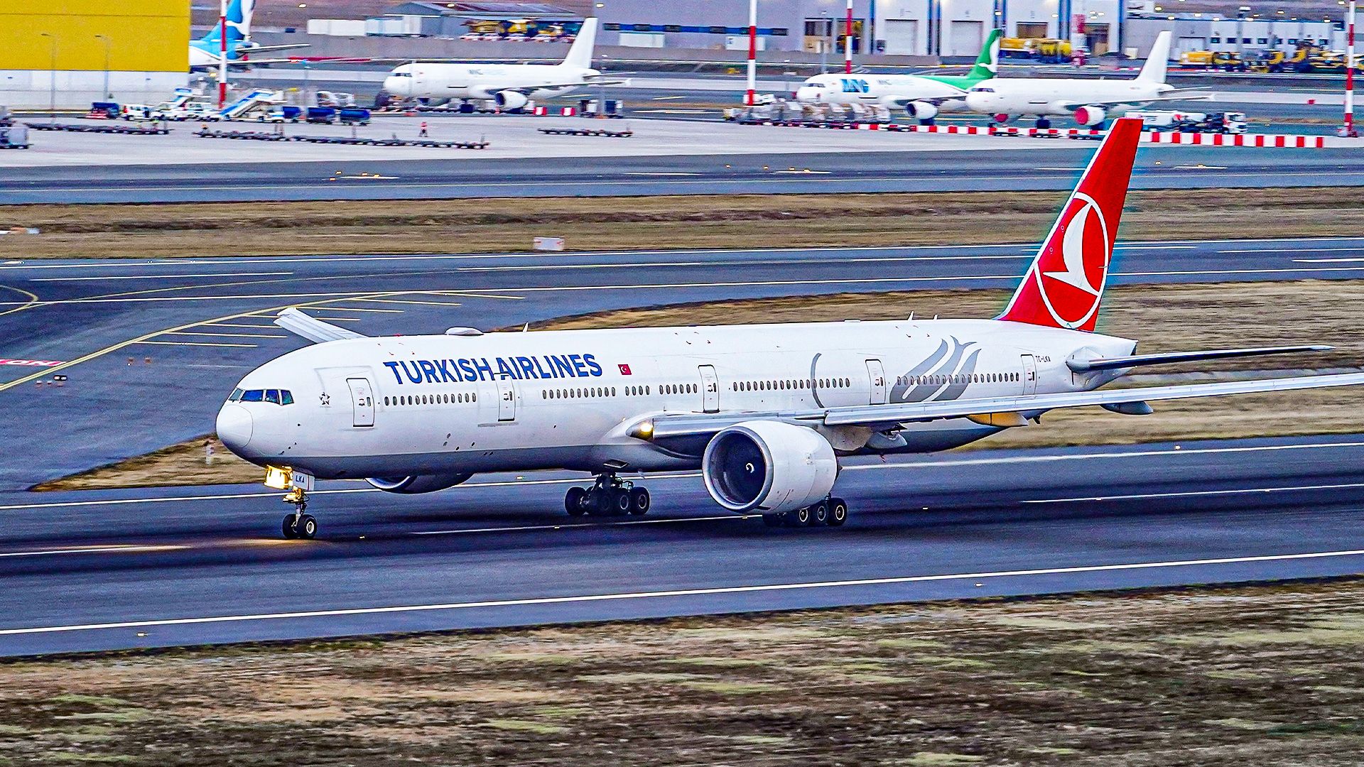 What is the busiest airport for Boeing 777 flights in 2026?