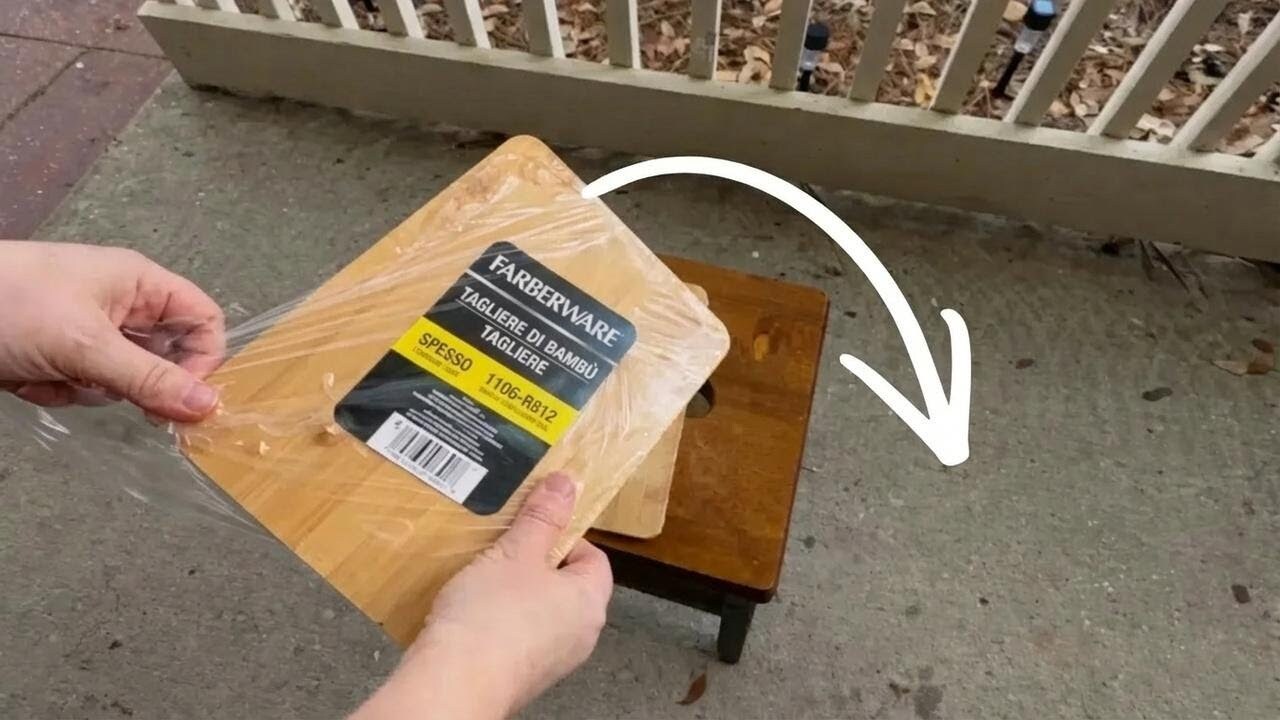 Appoggia un tagliere sul balcone: l’idea geniale per la tua cucina!