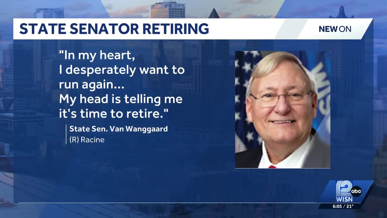 Wisconsin state Sen. Van Wanggaard to retire, cites health concerns