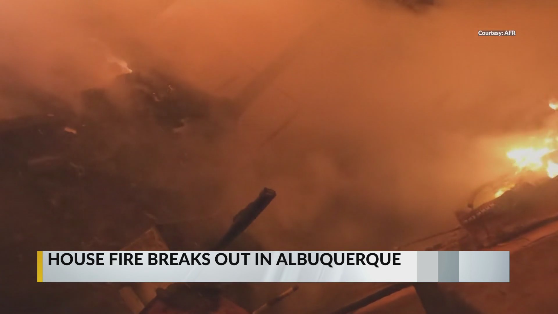 No injuries reported after crews respond to fire at home in Albuquerque