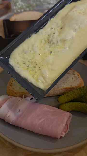 This cozy raclette night setup is pure comfort