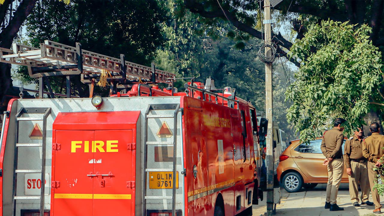 Massive fire breaks out in Delhi's Palam; 30 fire brigades on spot