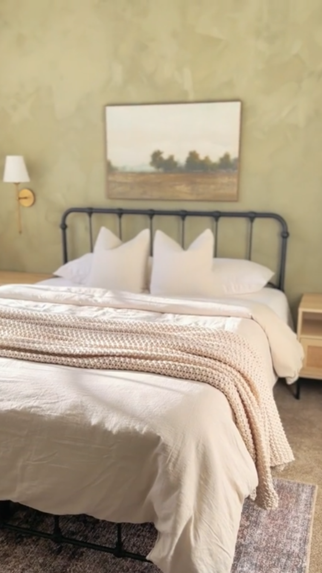 How simple decor changes created a cozy luxe room