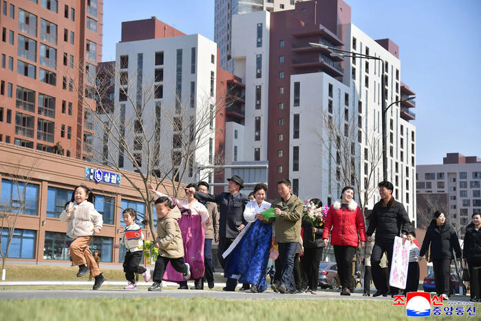New apartments in Pyongyang