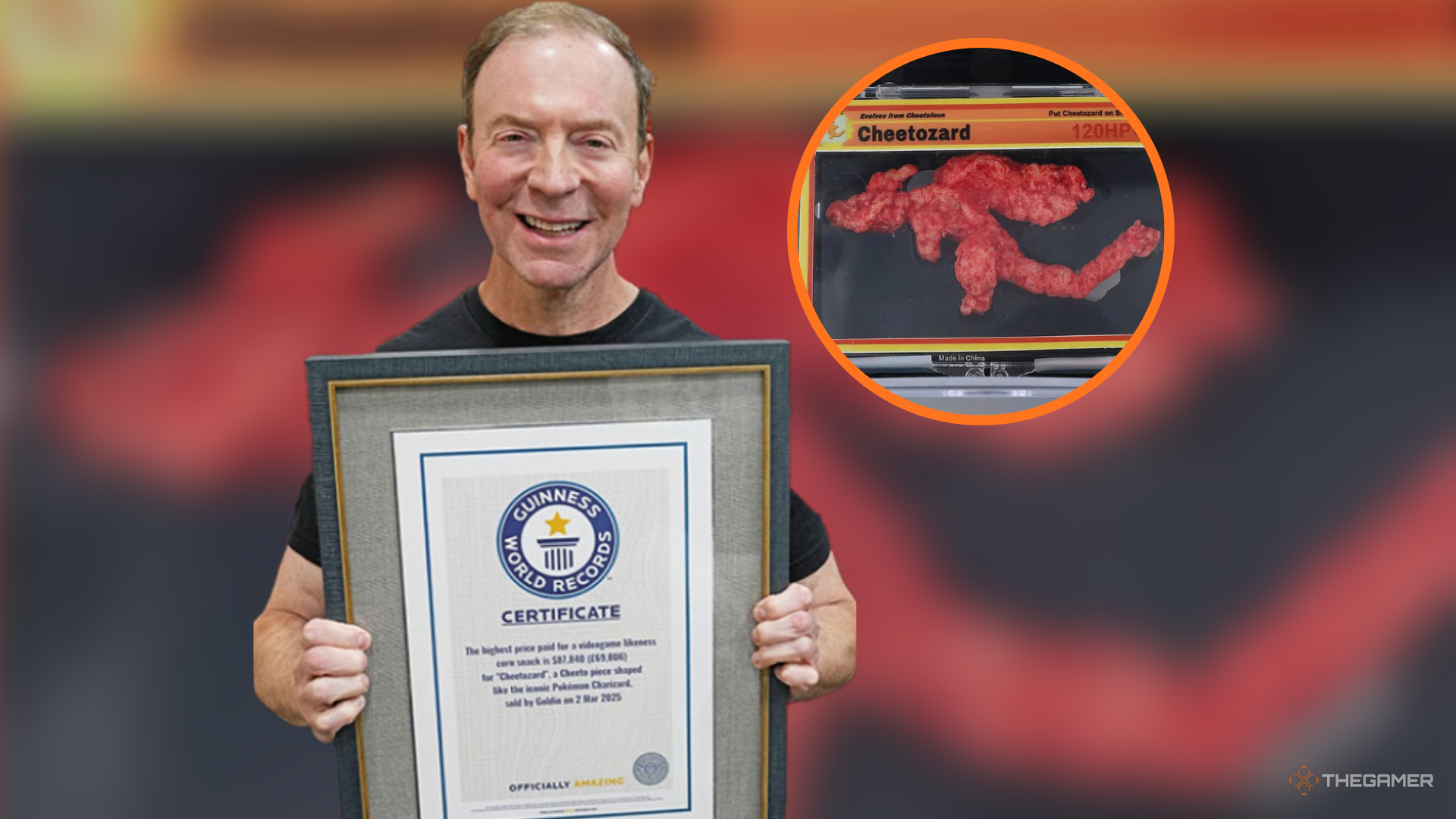 Remember Cheetozard? It's buyer has just been handed a Guinness World ...