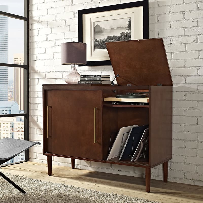 16 stylish vinyl record player cabinets we love