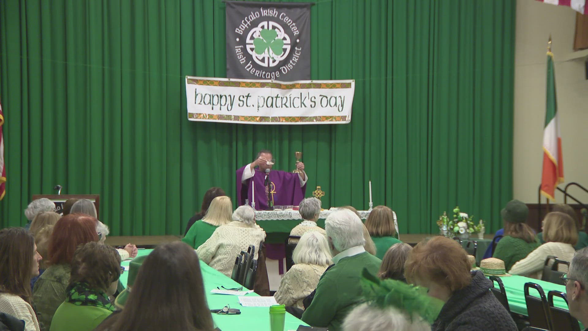 St. Patrick's Day breakfast celebrations at the Buffalo Irish Center