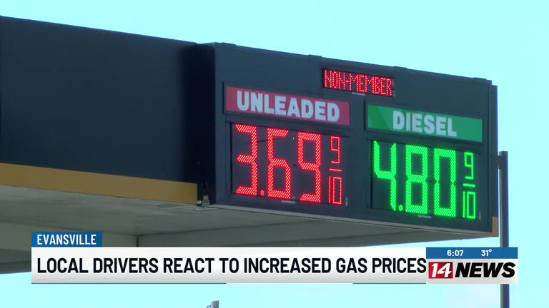 Local drivers react to increased gas prices