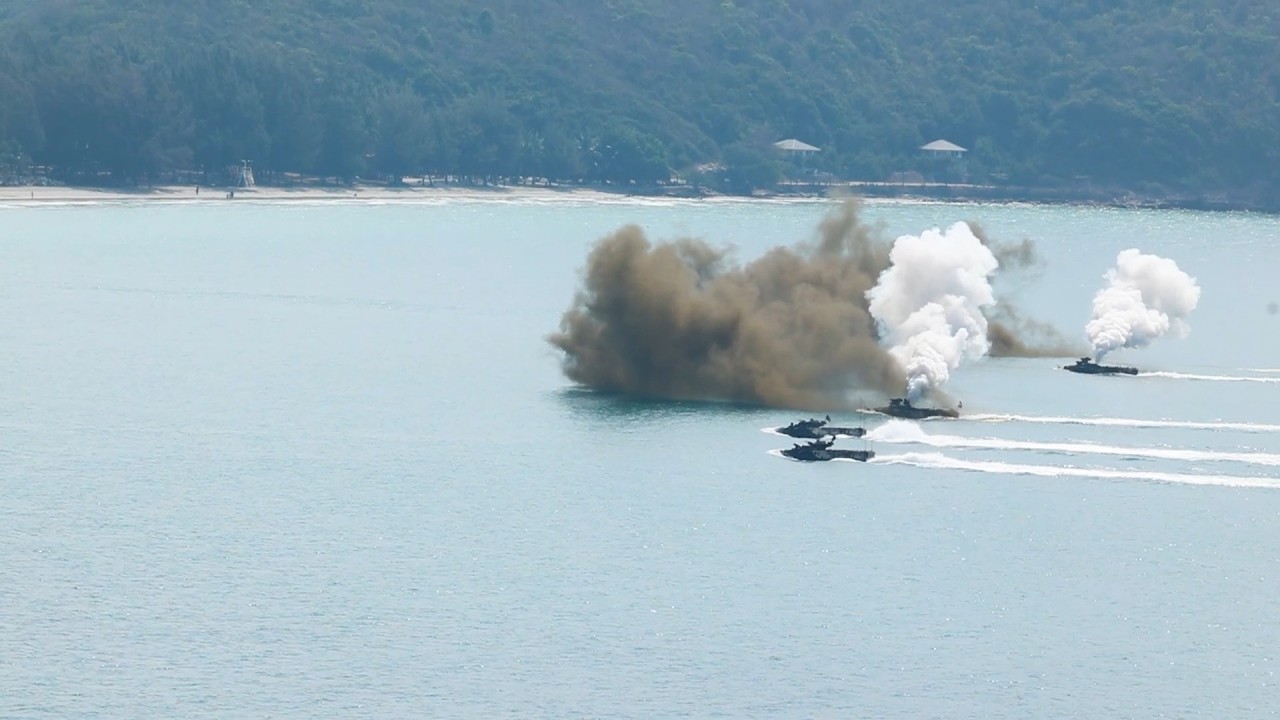 Watch what happens when US forces conduct a military exercise