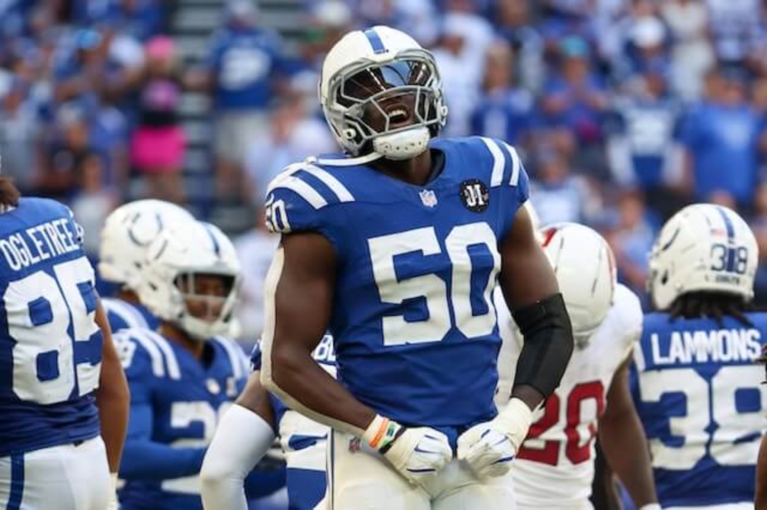 Raiders sign former Colts linebacker Segun Olubi