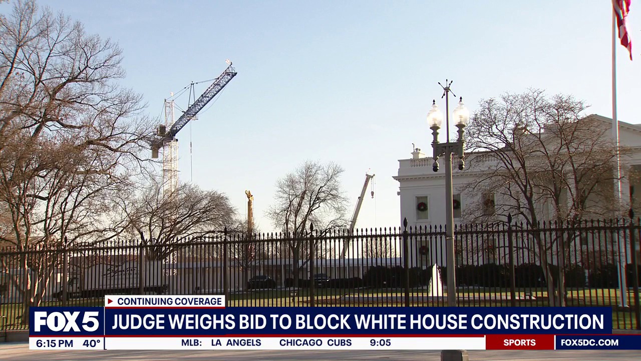 Judge considering argument to block Trump's construction on White House ...