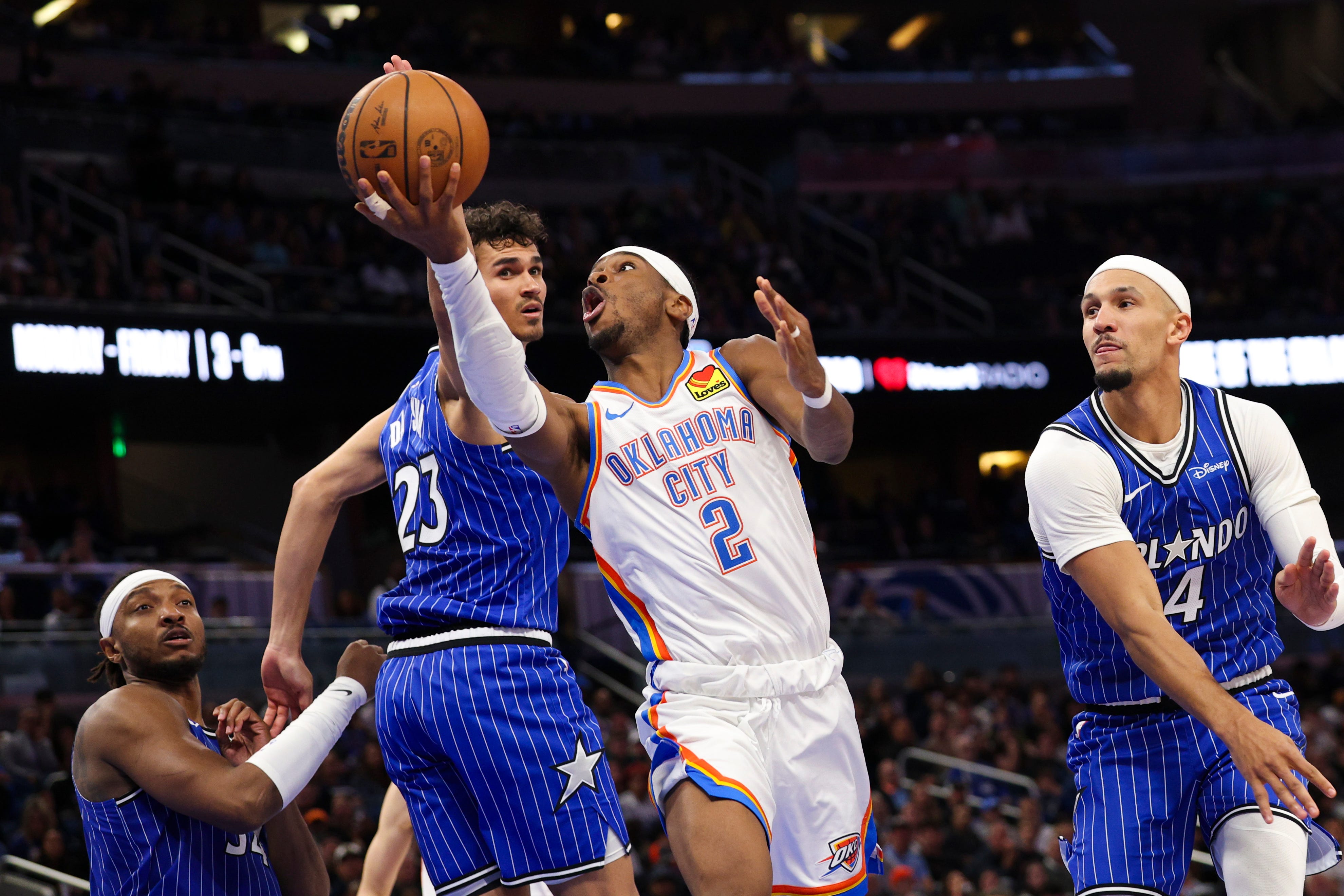 Player grades: SGA's 40 points lead Thunder to 113-108 win over Magic