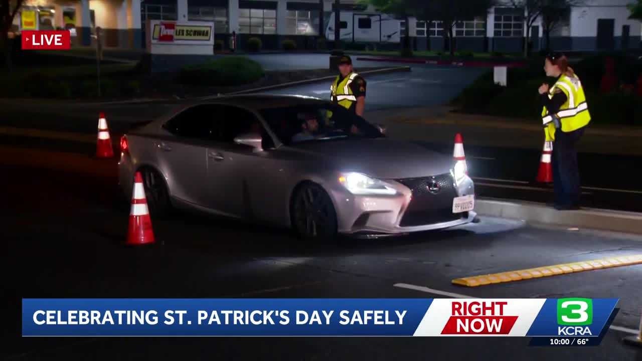 Folsom police conduct DUI checkpoint on St. Patrick's Day