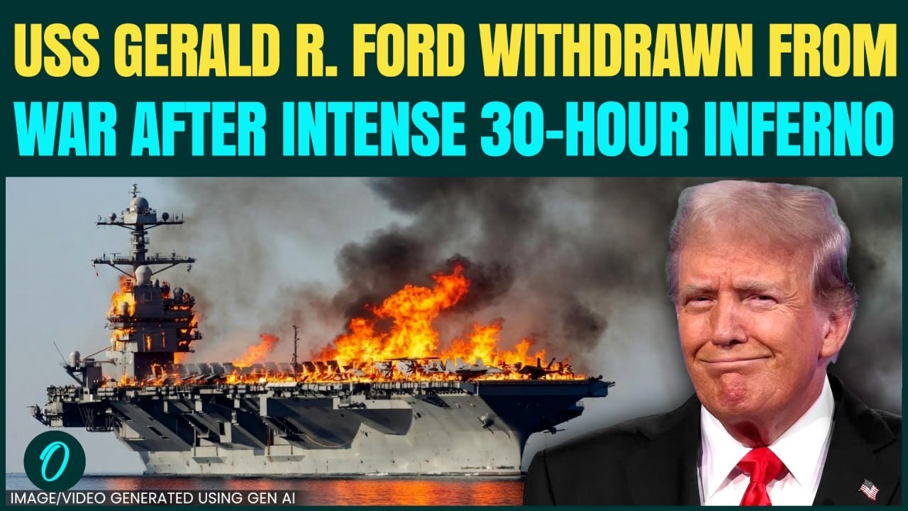 Big breaking: USS Gerald R Ford forced out of Iran war zone after 30 ...