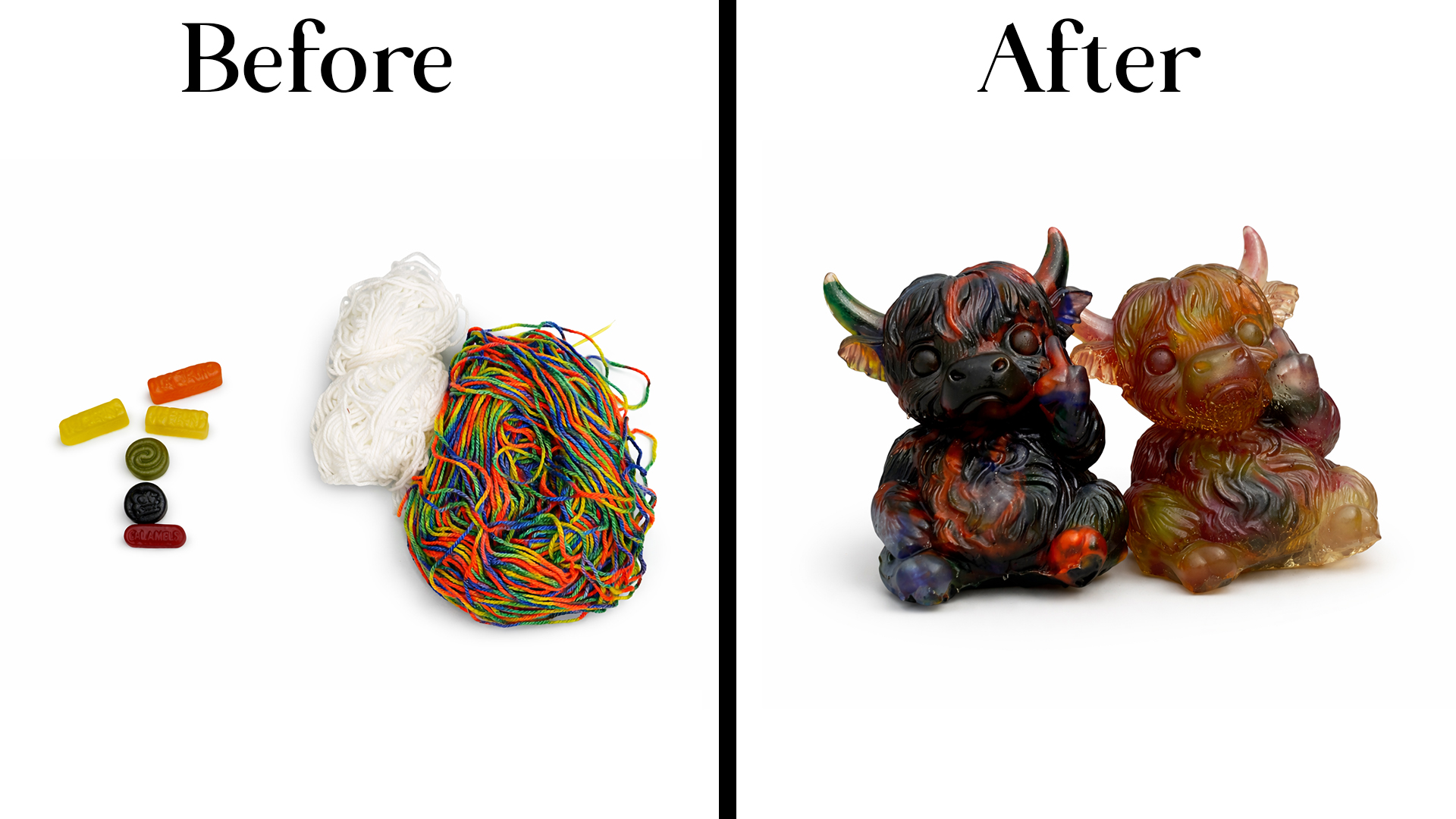 Can candy work in resin projects