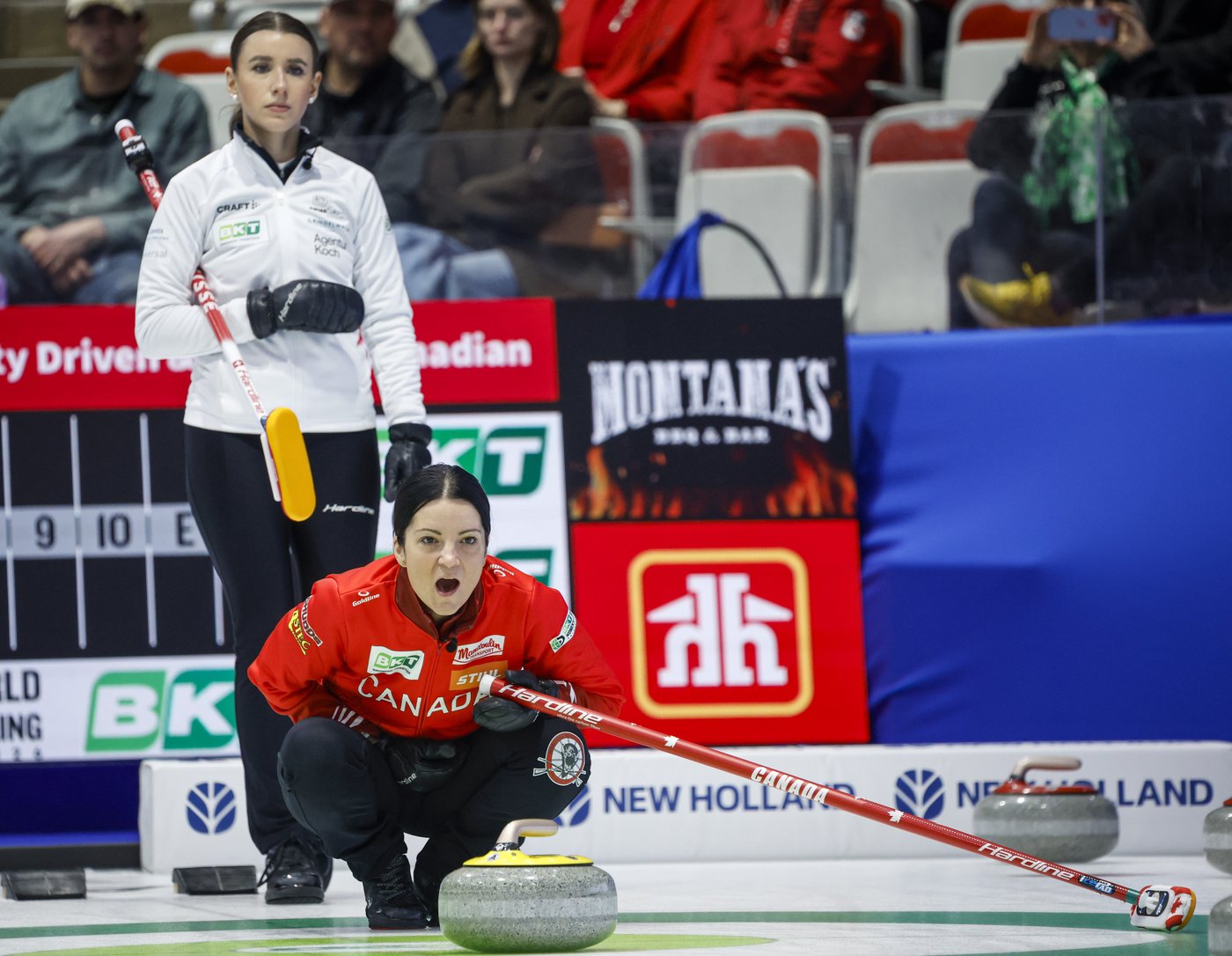 Canada's Einarson loses first game in women's world curling, falls 6-5 ...