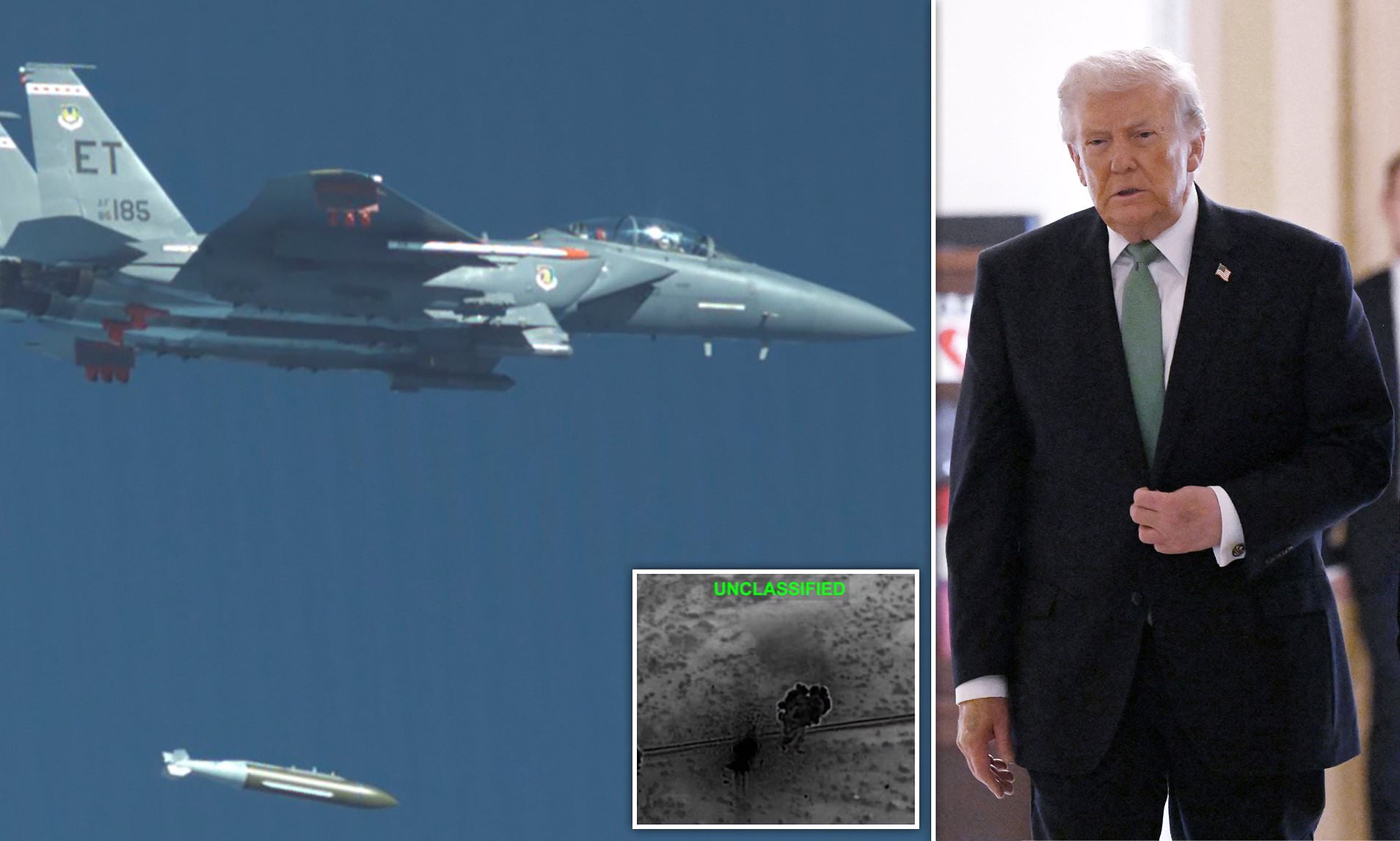 US drops multiple 5,000-pound bombs on missile sites in Iran as battle ...