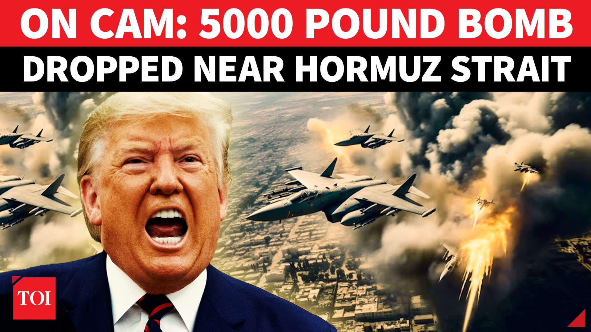 Huge! 5,000 pound bomb explodes near Strait of Hormuz; big escalation ...