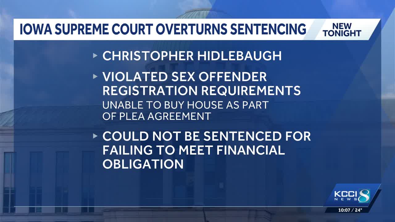 Iowa Supreme Court overturns sentencing in Dallas County sex offender case