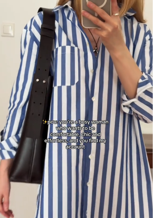 Perfect striped summer dress