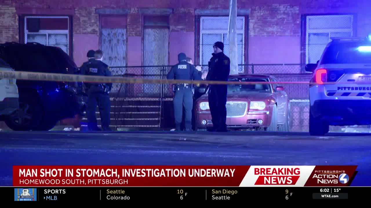 Man shot in stomach in Pittsburgh | Investigation underway