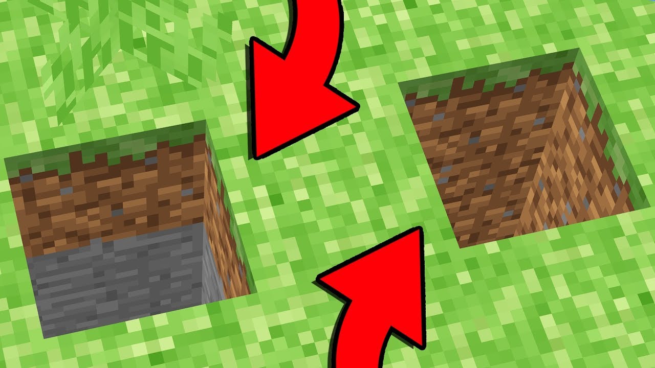 Why you should never dig straight down together in Minecraft