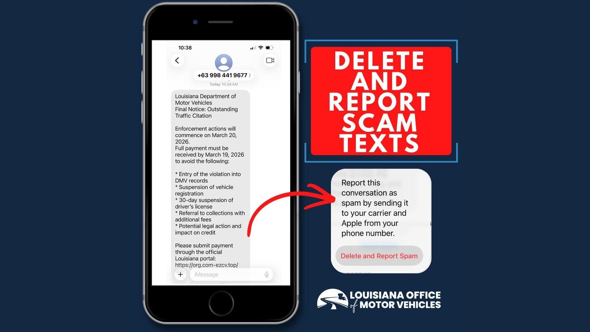 Authorities warn of 'Louisiana Department of Motor Vehicles' scam