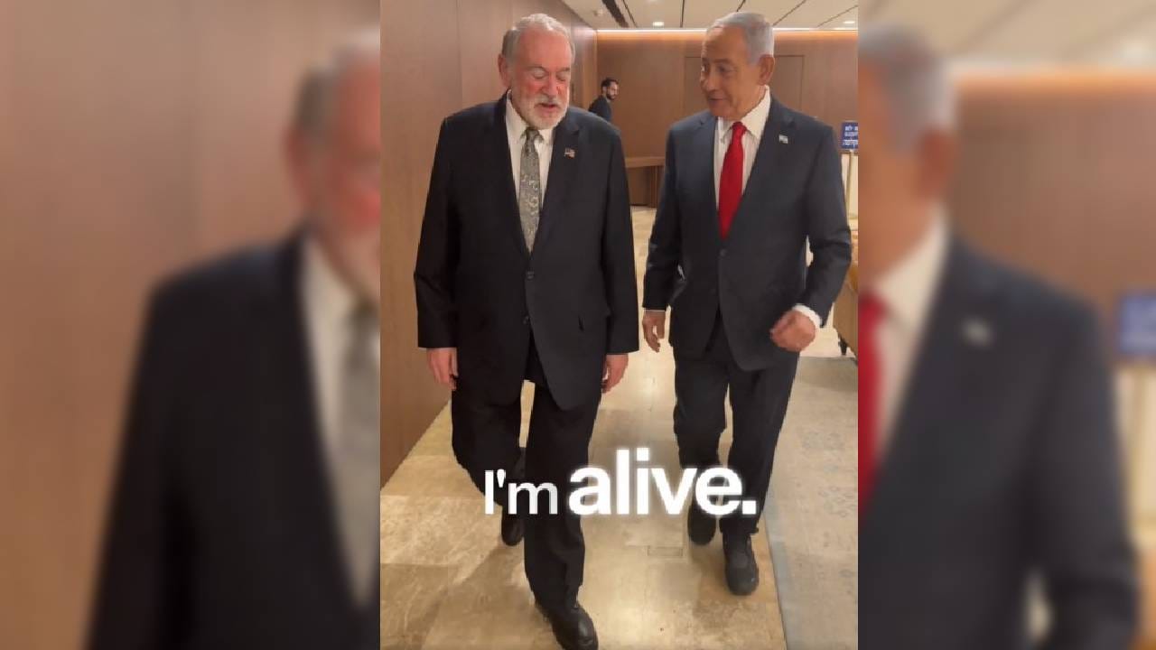 'Yes, I'm alive': Israeli PM Netanyahu issues fresh video with US envoy ...