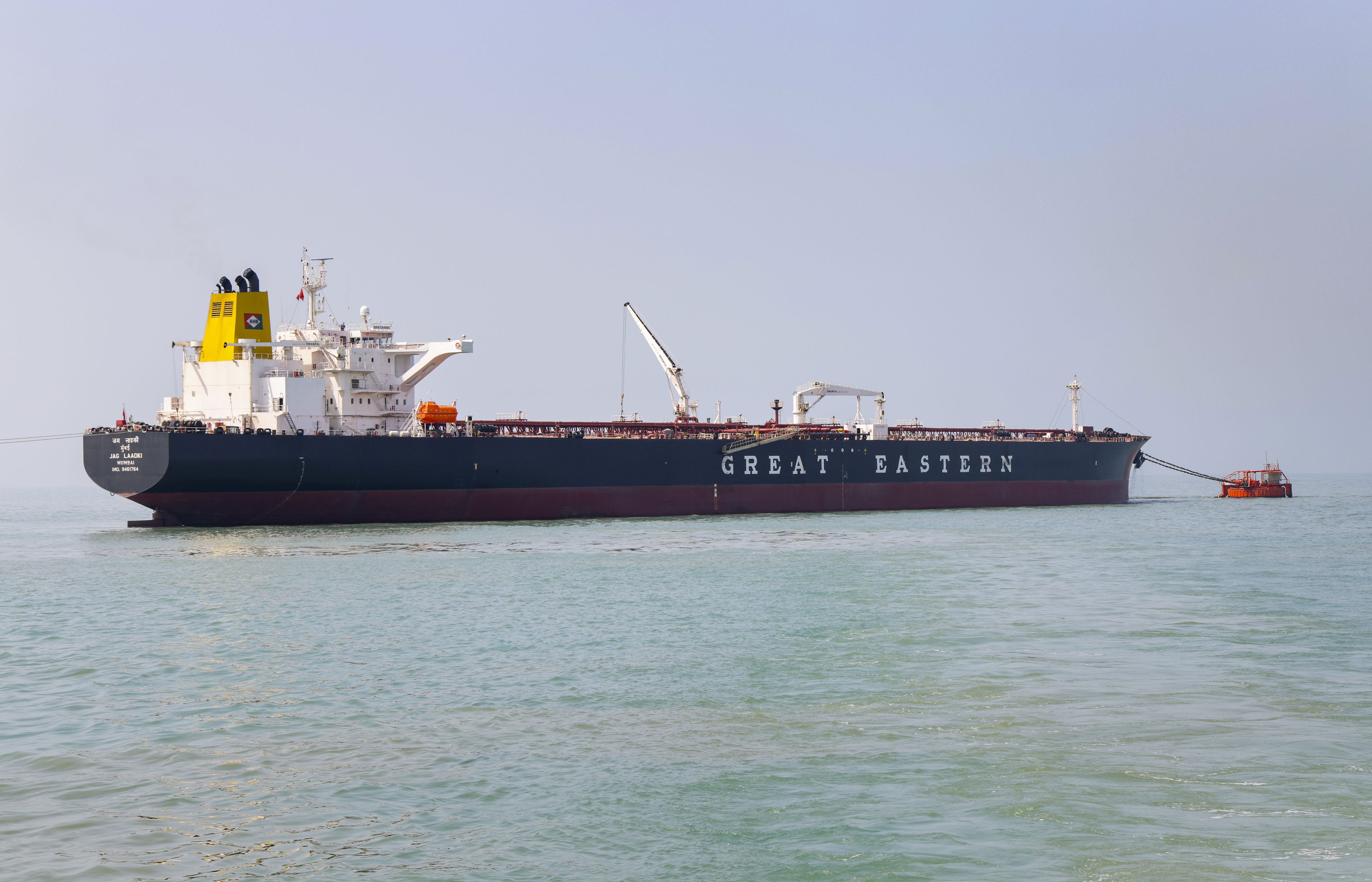 Indian vessel 'Jag Laadki' carrying over 80,000 MT crude oil reaches ...