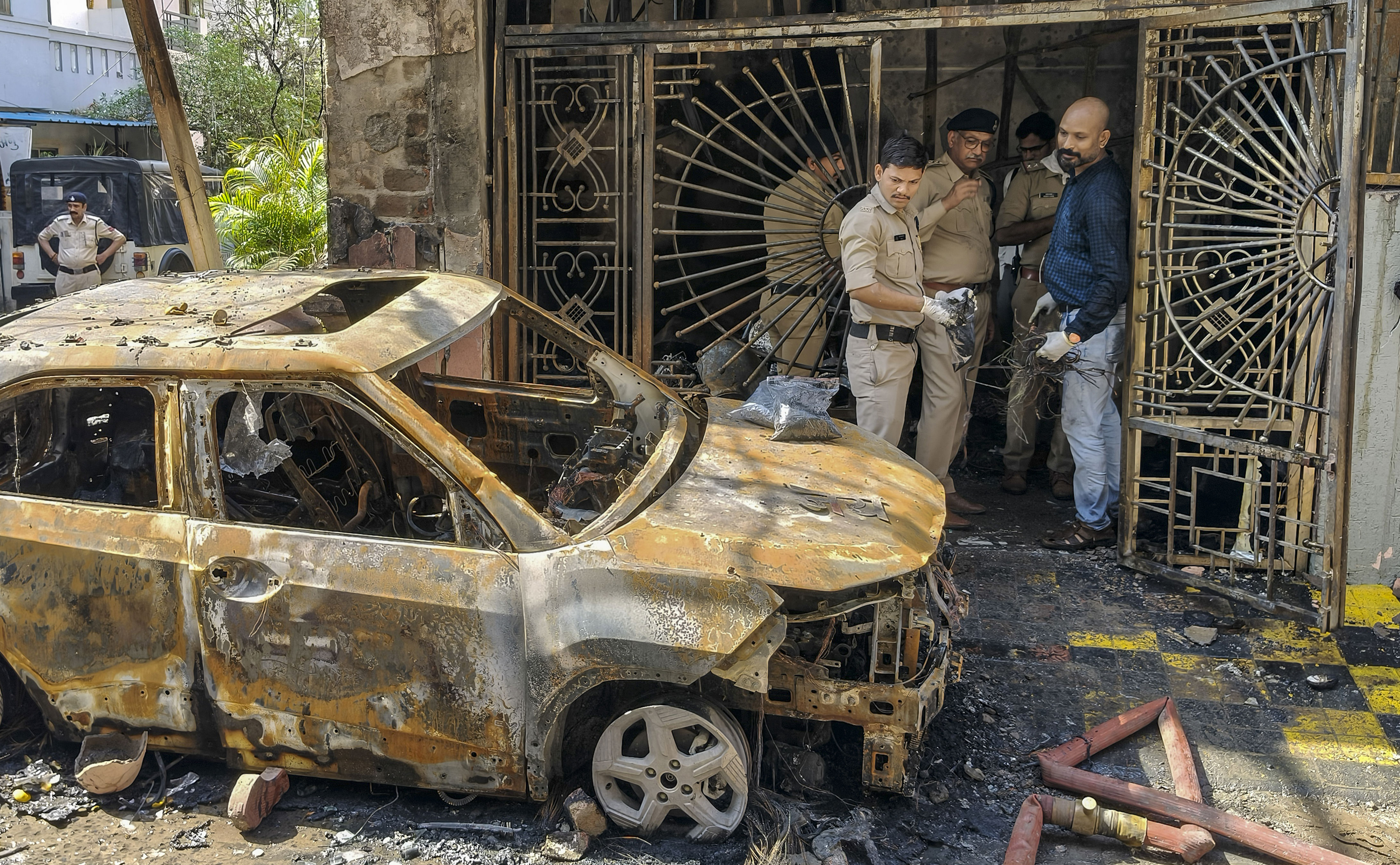 8 dead in fire after explosion at EV charging point in businessman's ...