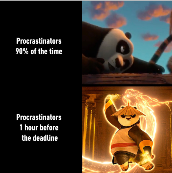 22 memes for people who pretend procrastination is a skill