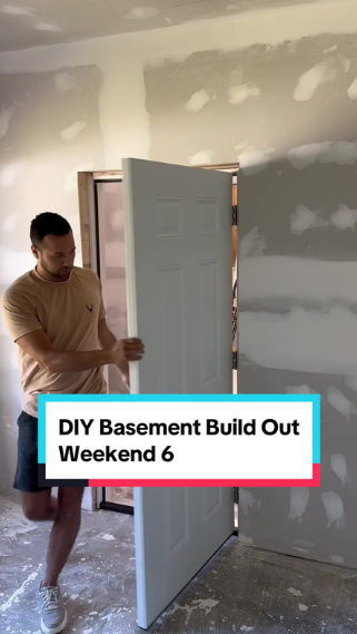 DIY basement build out weekend 6 finishing the drywall stage