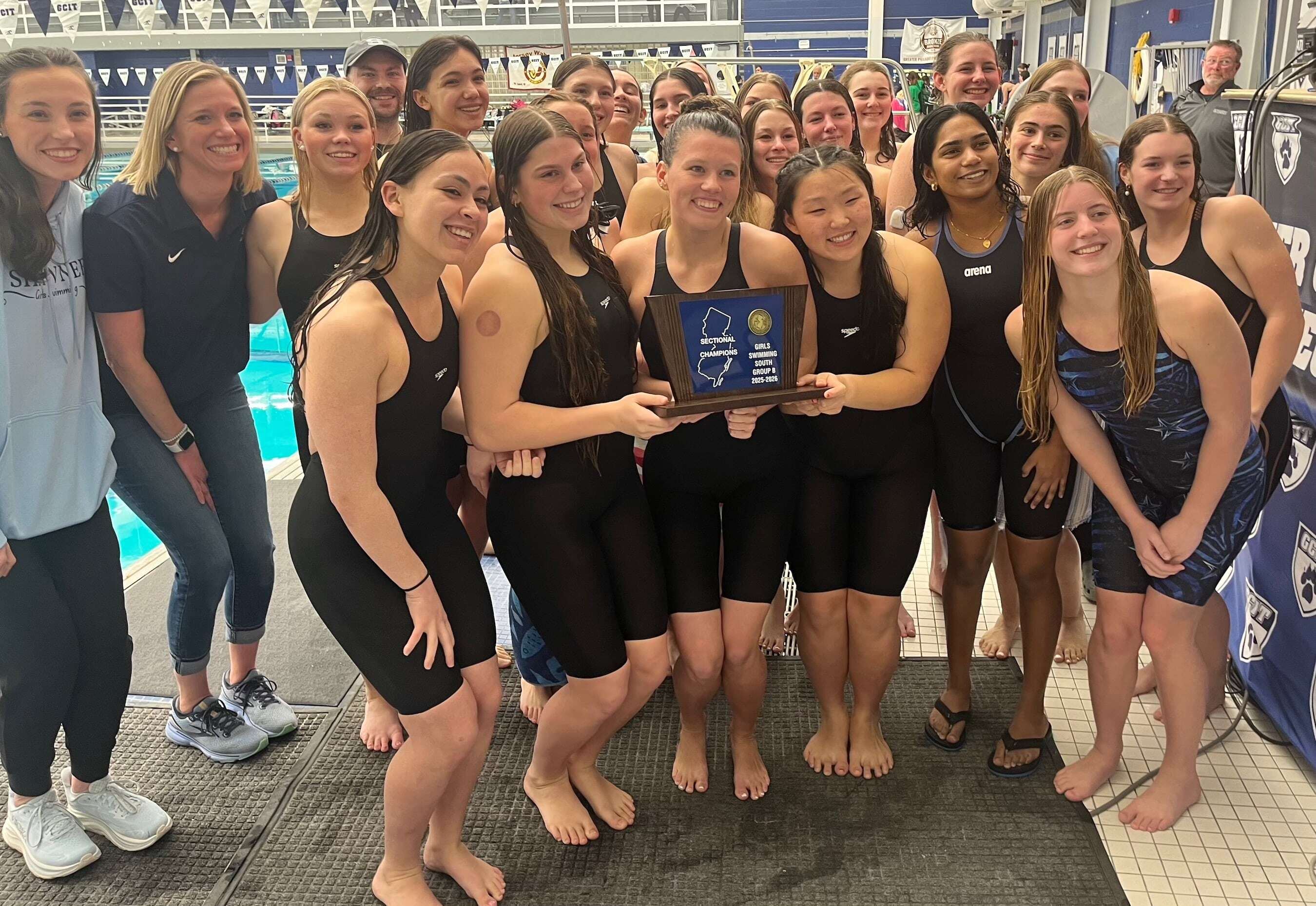 Shawnee’s Meg Warren is NJ.’s girls swimming coach of the year for 2025-26