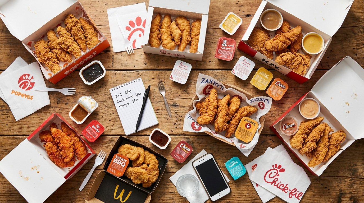 I tried chicken tender strips from 14 fast-food chains and ranked them ...