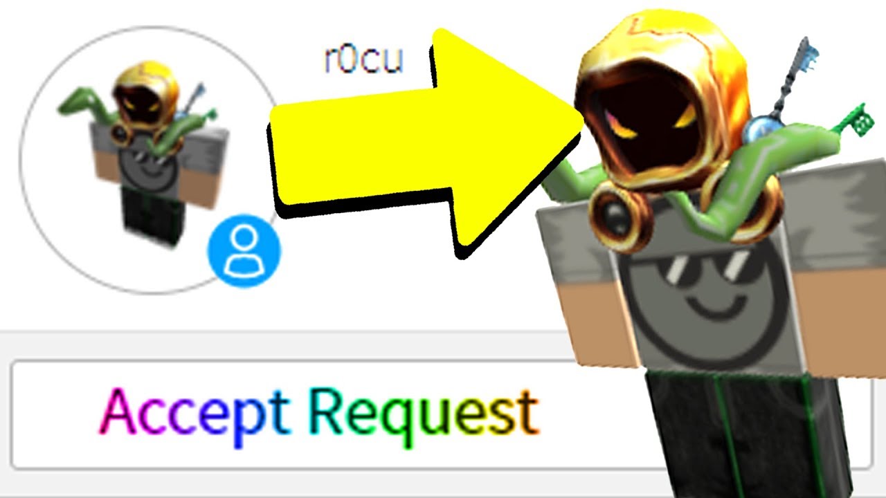 The golden dominus winner actually added me on Roblox today
