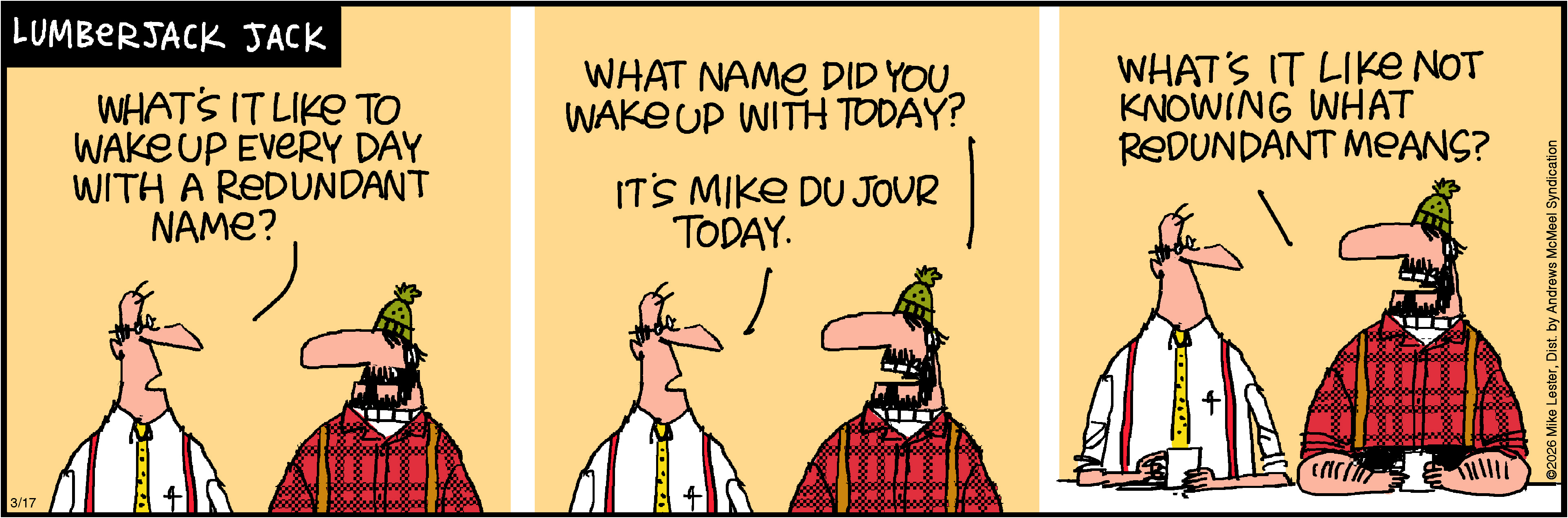 Mike du Jour by Mike Lester