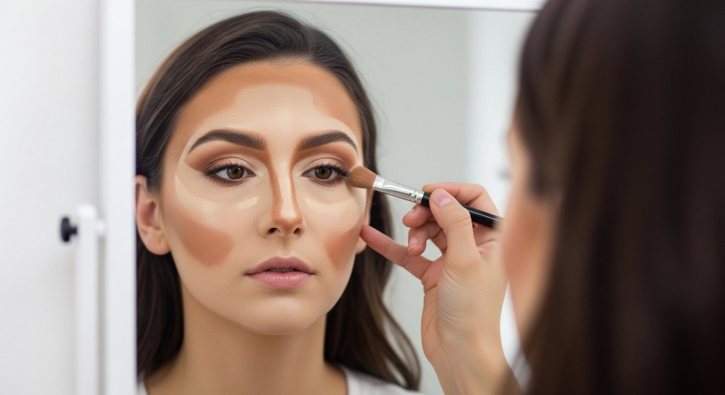 Quick contour glow: 13 easy steps for fast face definition & concealer ...