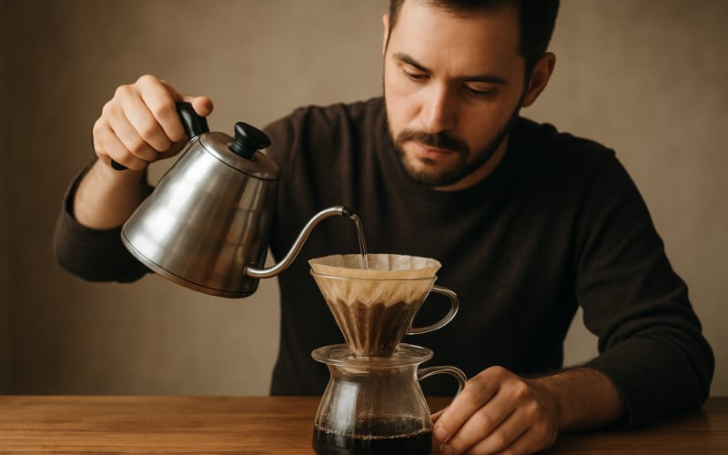 6 steps to perfect pour over coffee